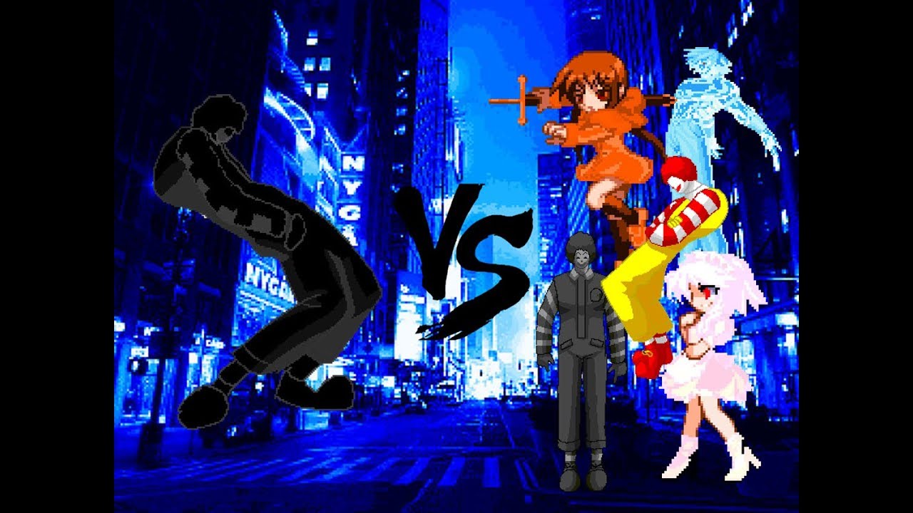 【Mugen】Zansatsu-R (12p) vs Some Characters - YouTube