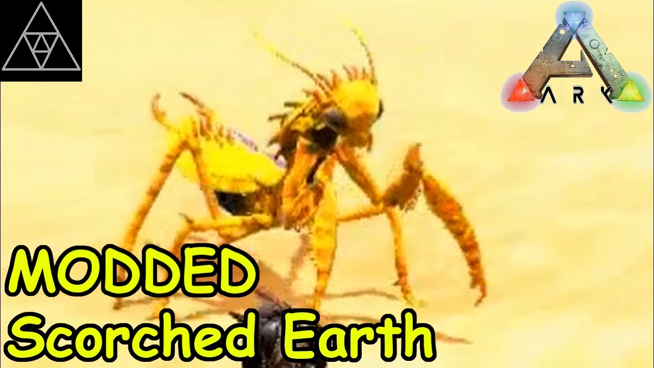 Modded ARK: Scorched Earth #022 Polymer & Dye Seeds! Alpha Mantis DNA! Industrial Cooker! - YouTube