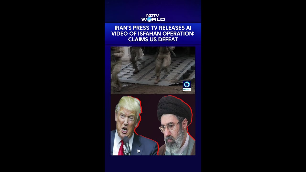Iran's Press TV Releases AI Video Of Isfahan Operation: Claims US ...