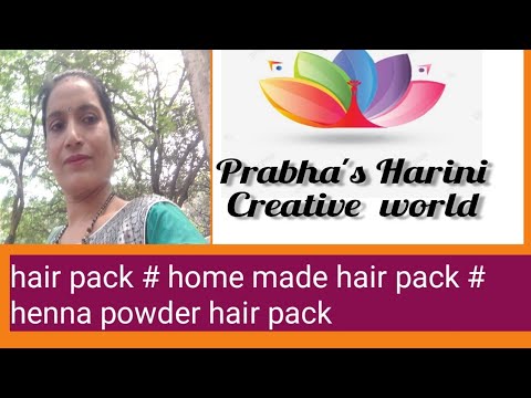 hair pack# home made hair pack # henna powder hair pack - YouTube