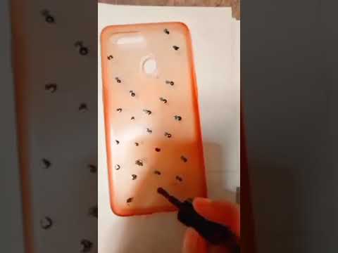 cara mewarnai casing hp kutek - YouTube
