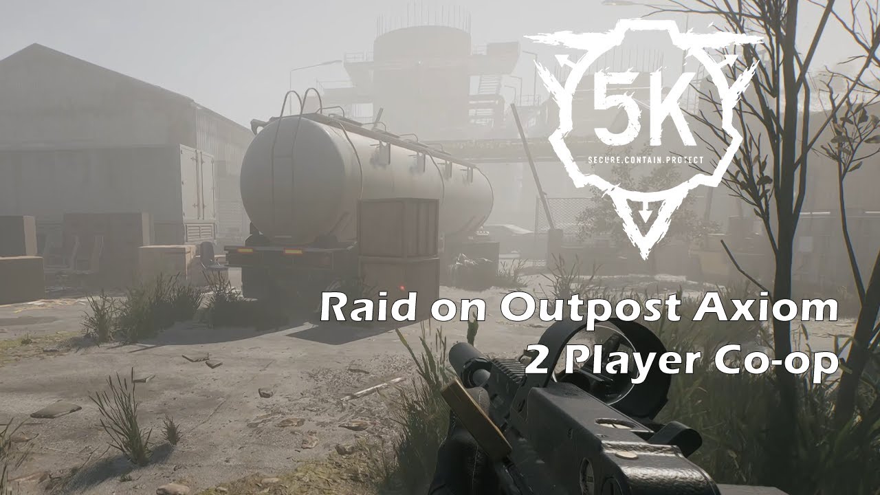 Raid on Outpost Axiom | 2 Player Co-op | SCP: 5K v0.15 - YouTube
