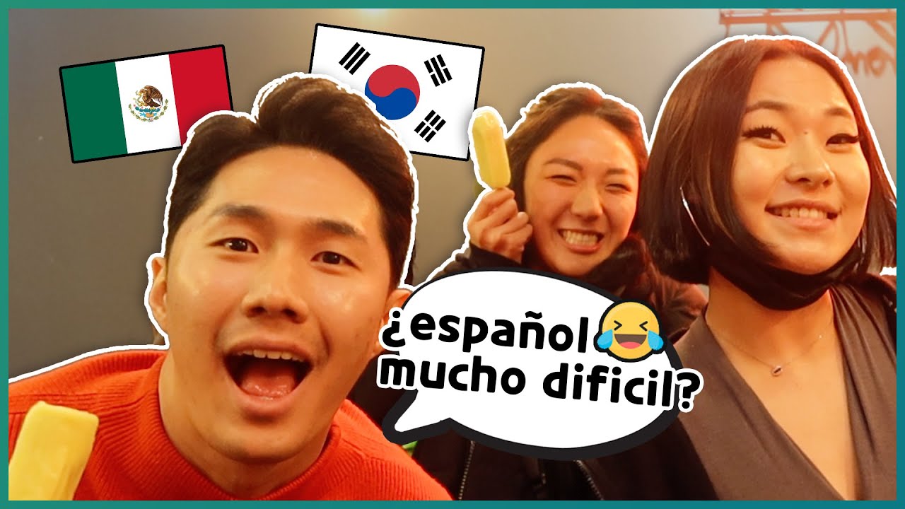 MI AMIGO COREANO APRENDE A HABLAR ESPAÑOL 😂muero de risa | gvlogs - YouTube