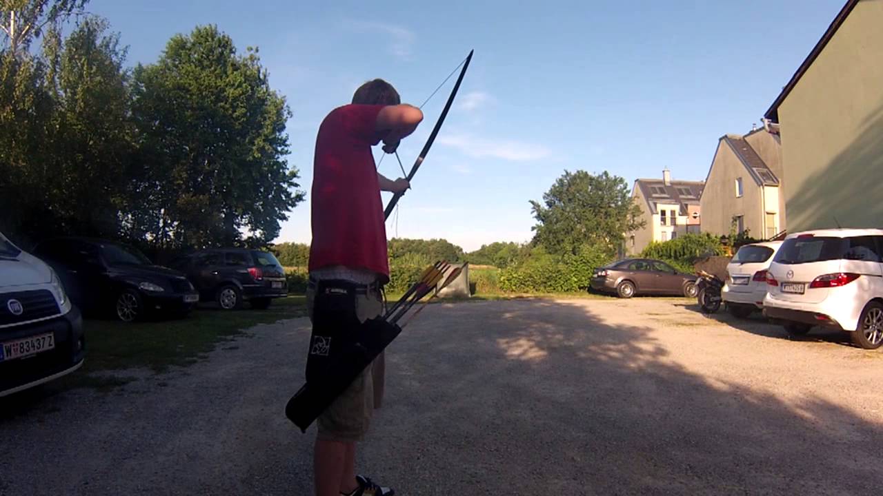big tradition black trophy longbow - YouTube