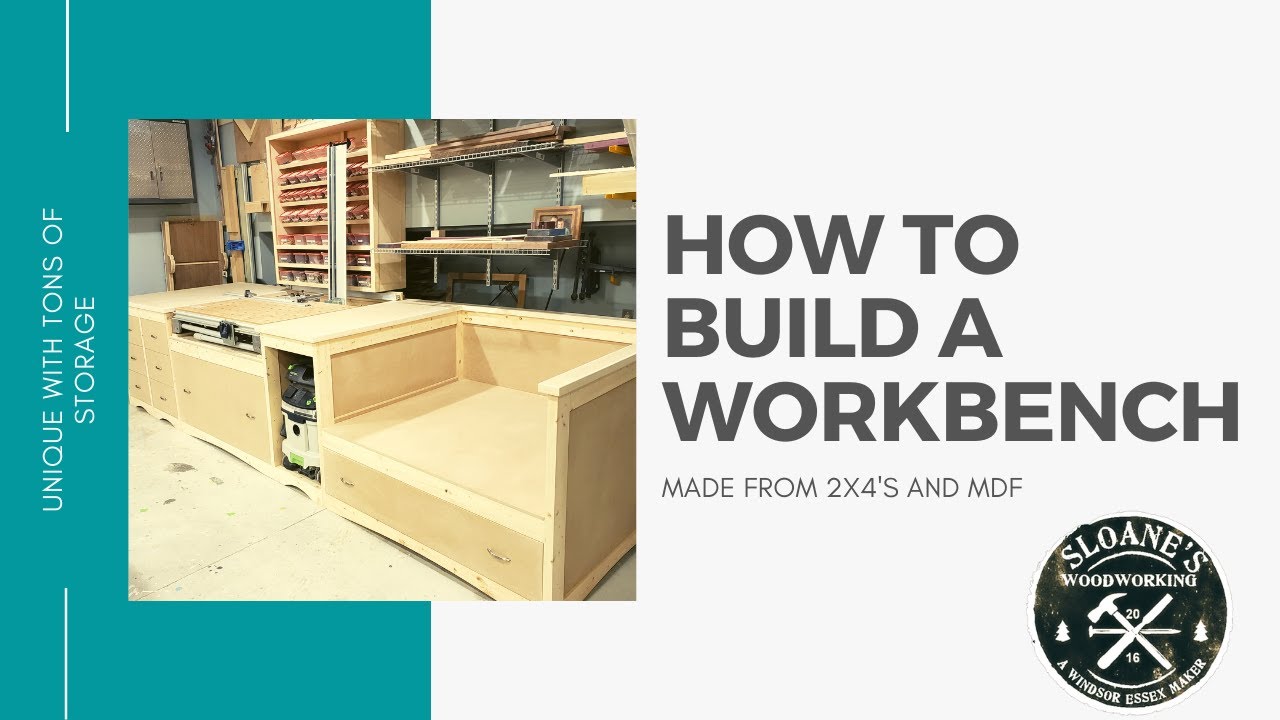How To Build A Workbench | 2x4 Workbench | Workbench | Woodworking ...