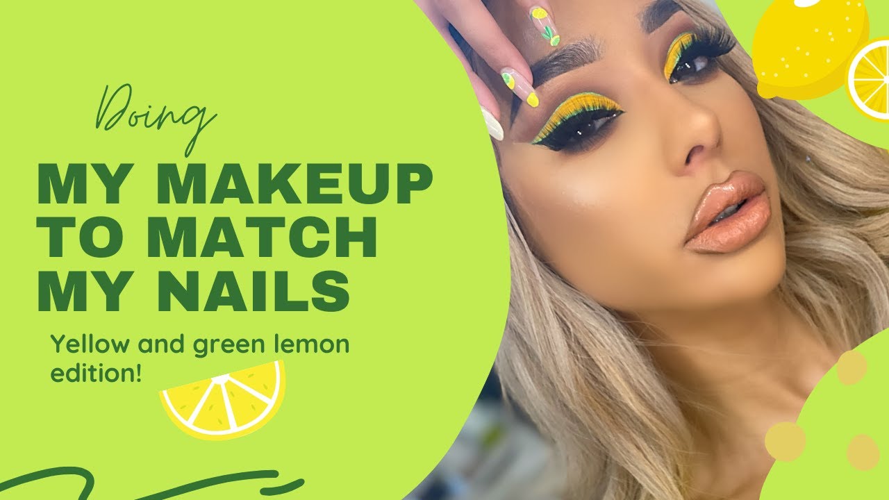 A Lemon inspired makeup look - YouTube