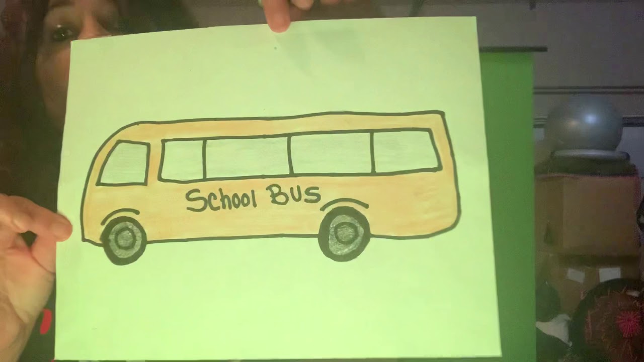 School bus directed art - YouTube