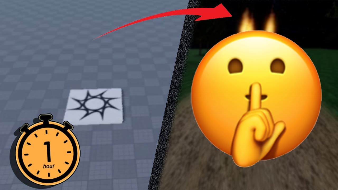 CAN I MAKE A ROBLOX HORROR GAME IN UNDER AN HOUR? | Roblox Studio - YouTube