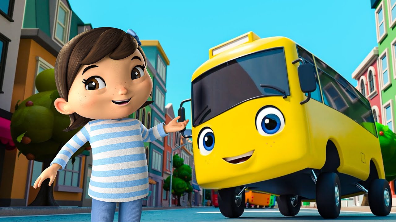 Count 10 Little Buses | Learning Songs for Kids 🎶 | Sing Along Nursery ...