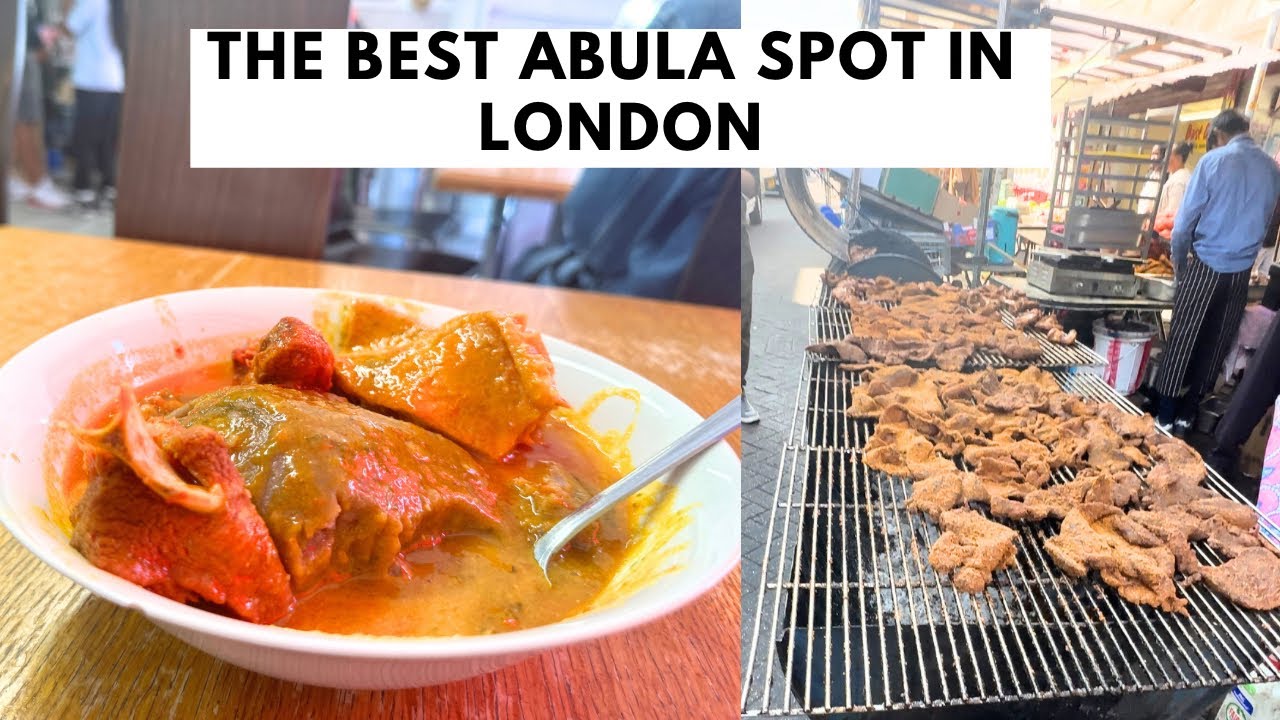 VLOGMAS||THE BEST ABULA SPOT IN LONDON || MUST HAVE SUYA IN PECKHAM ...