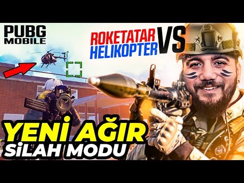 HELİKOPTER vs ROKETATAR! PUBG Mobile Yeni Güncelleme Ağır Silah Modu