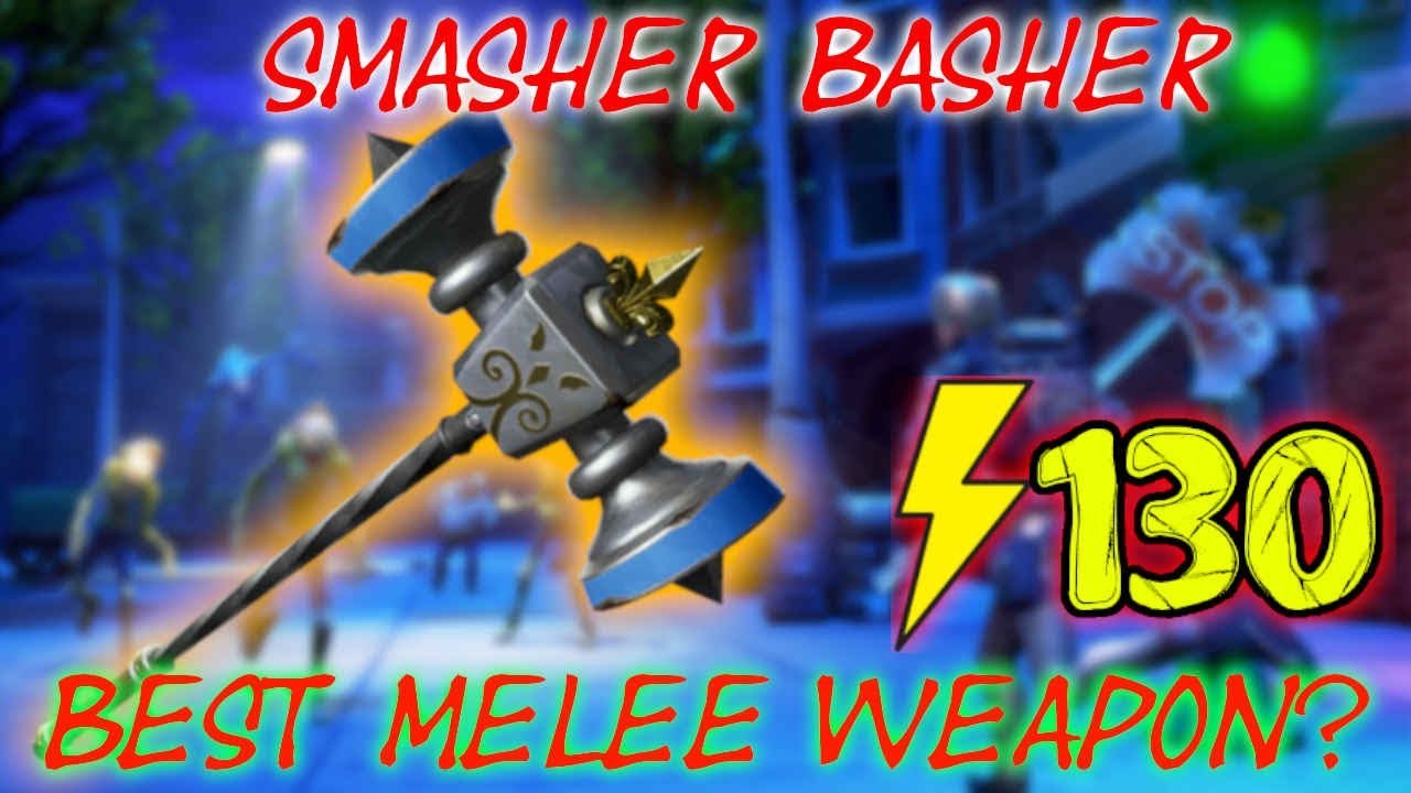 ⚡130 SMASHER BASHER REVIEW // BEST MELEE YET? | Fortnite Save the World ...