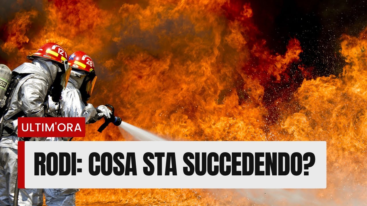 INCENDIO A RODI - Fiamme devastano l'isola, migliaia di evacuati e 200 ...