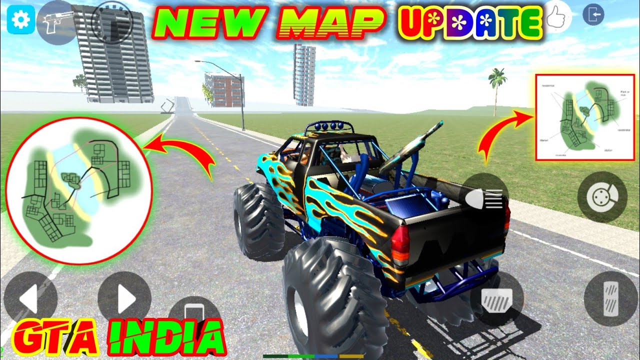GTA INDIA New Map Update | Gta India Game | Indian Bikes And Cars ...