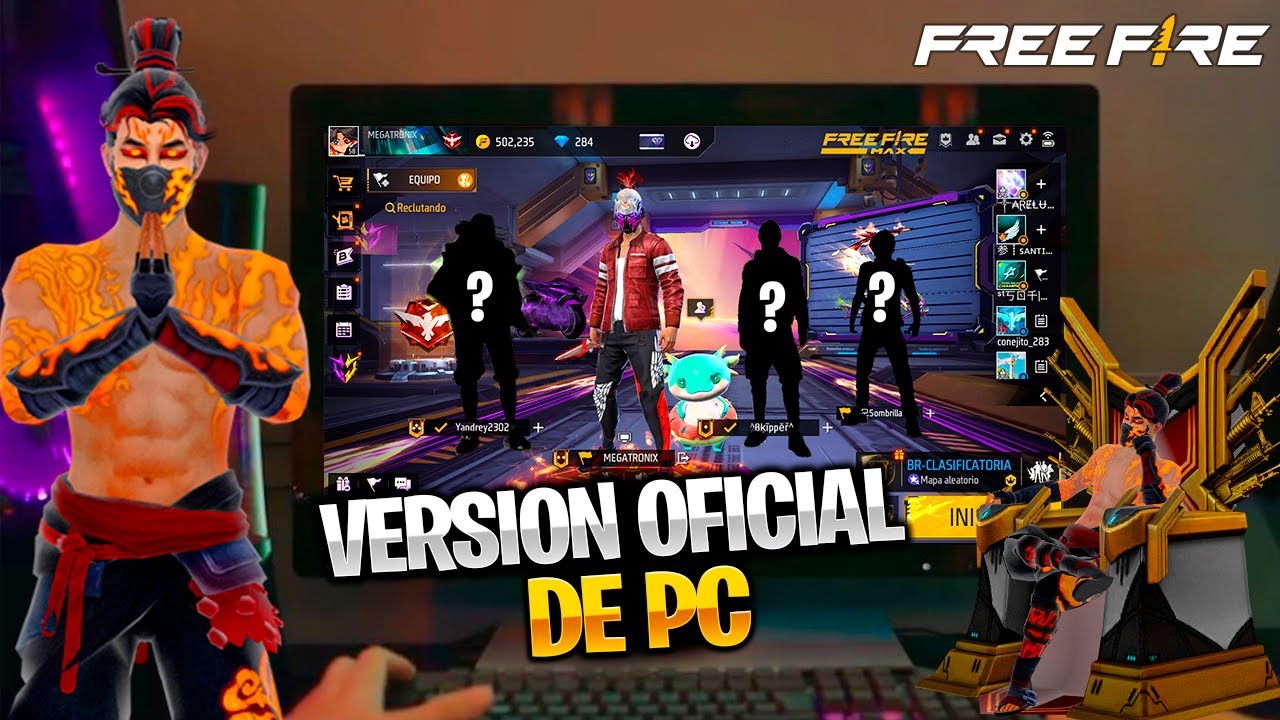 JUGANDO EN LA VERSION OFICIAL DE PC DE FREE FIRE | Santhimendez ff ...