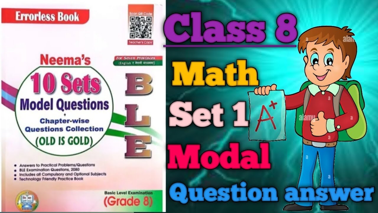 Class 8 Math Neema Tenset Ko Set 1 || Ble Neema Tenset Book📕 📚 - YouTube