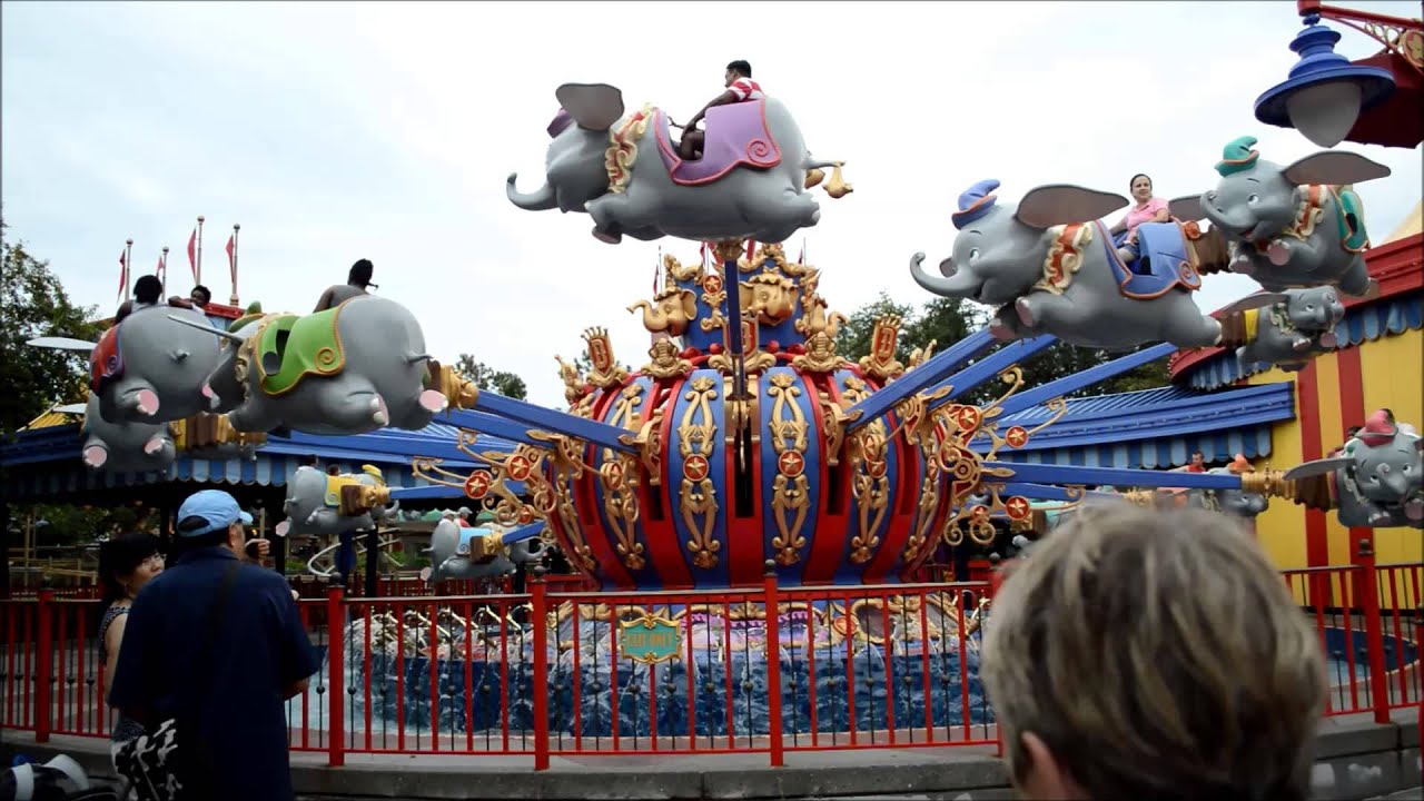 Magic Kingdom Dumbo Ride in the New Fantasyland Locaton in Walt Disney ...