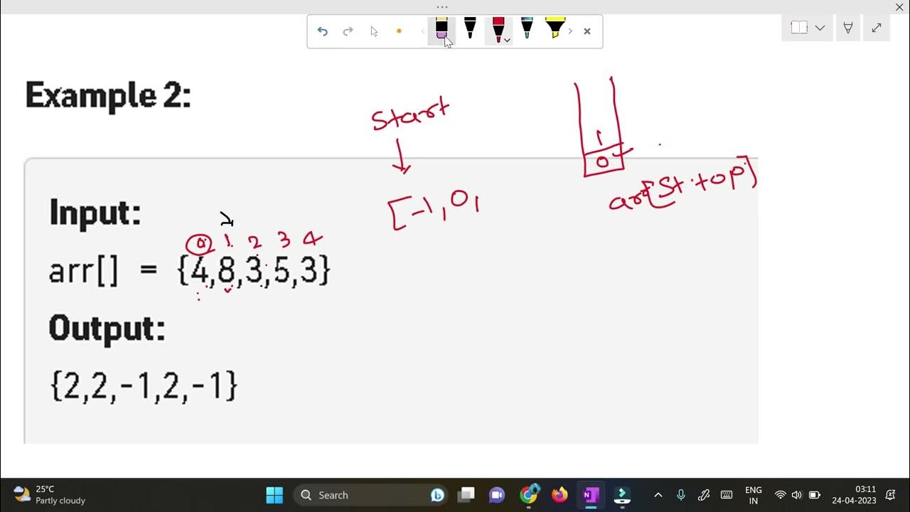 Nearest smaller tower || gfg || problem of the day || c++ - YouTube