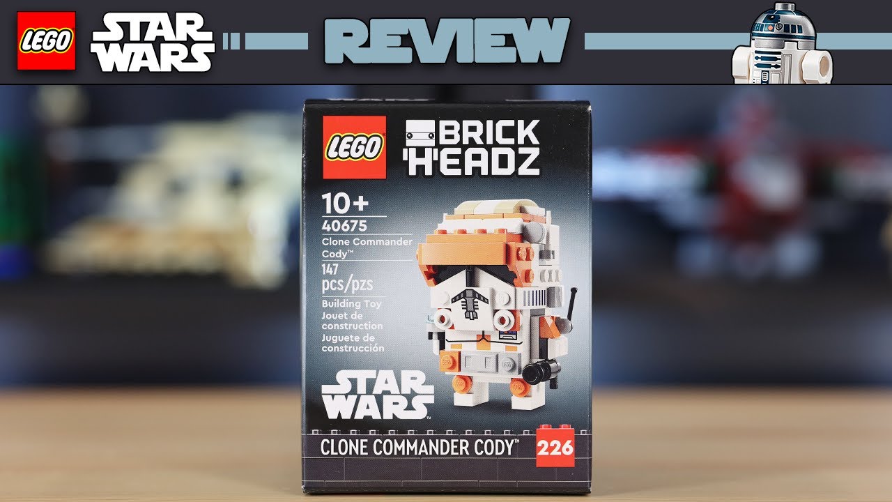 LEGO Star Wars 40675 Clone Commander Cody Brickheadz - REVIEW - YouTube