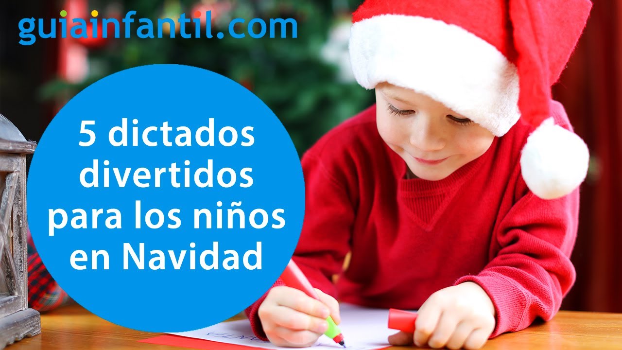 5 dictados cortos y divertidos para niños en Navidad | Ortografía y ...