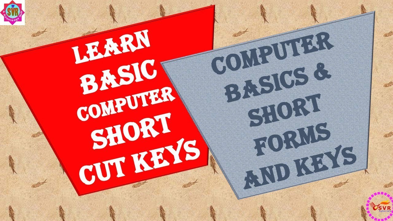 Learn Computer Shortcut Keys ││Print and Preview a Document by Using ...