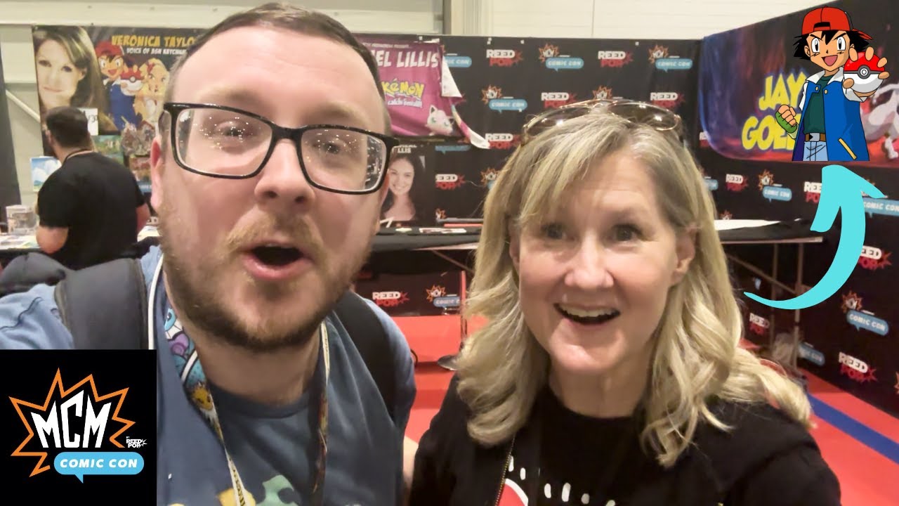 I Met The Original Voice Actor of Ash! MCM Comicon Vlog! #Poketuber # ...
