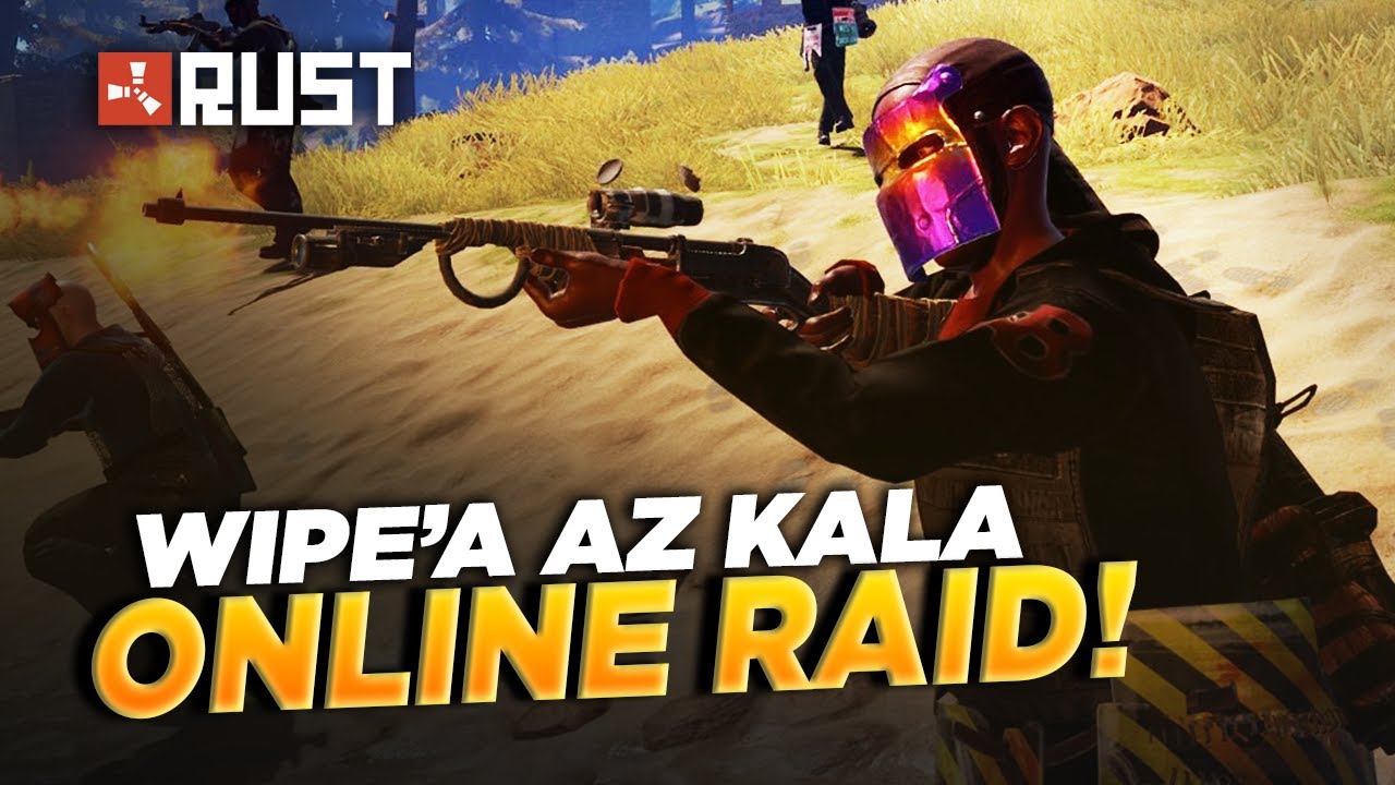 WİPENİN 50. DAKİKASINDA RAİD ATTIK (ADMİN BAN ATTI) Rust - YouTube