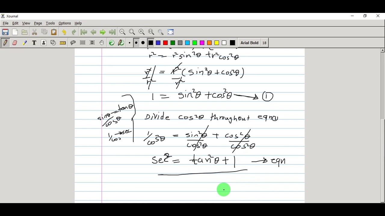 Xisaab geometry 7 (Trigonometry identities) - YouTube
