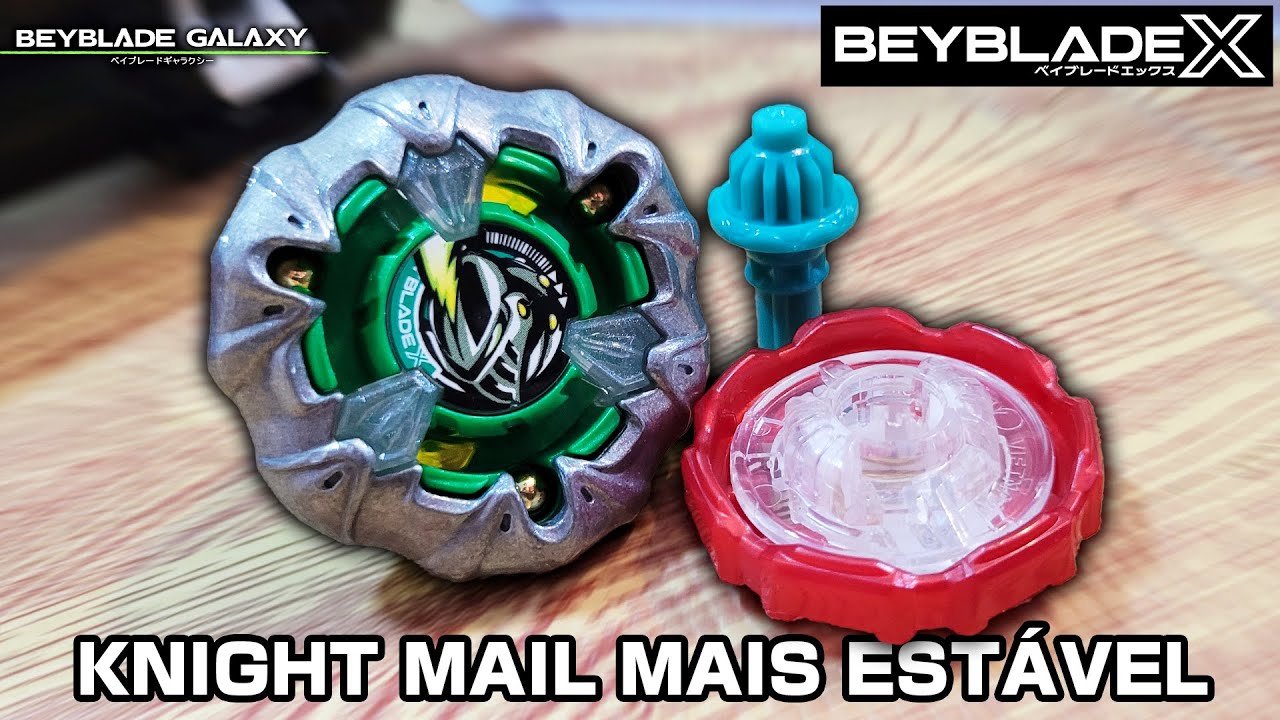 KNIGHT MAIL mais estável com 7-70BS [Beyblade X ベイブレードX] - YouTube
