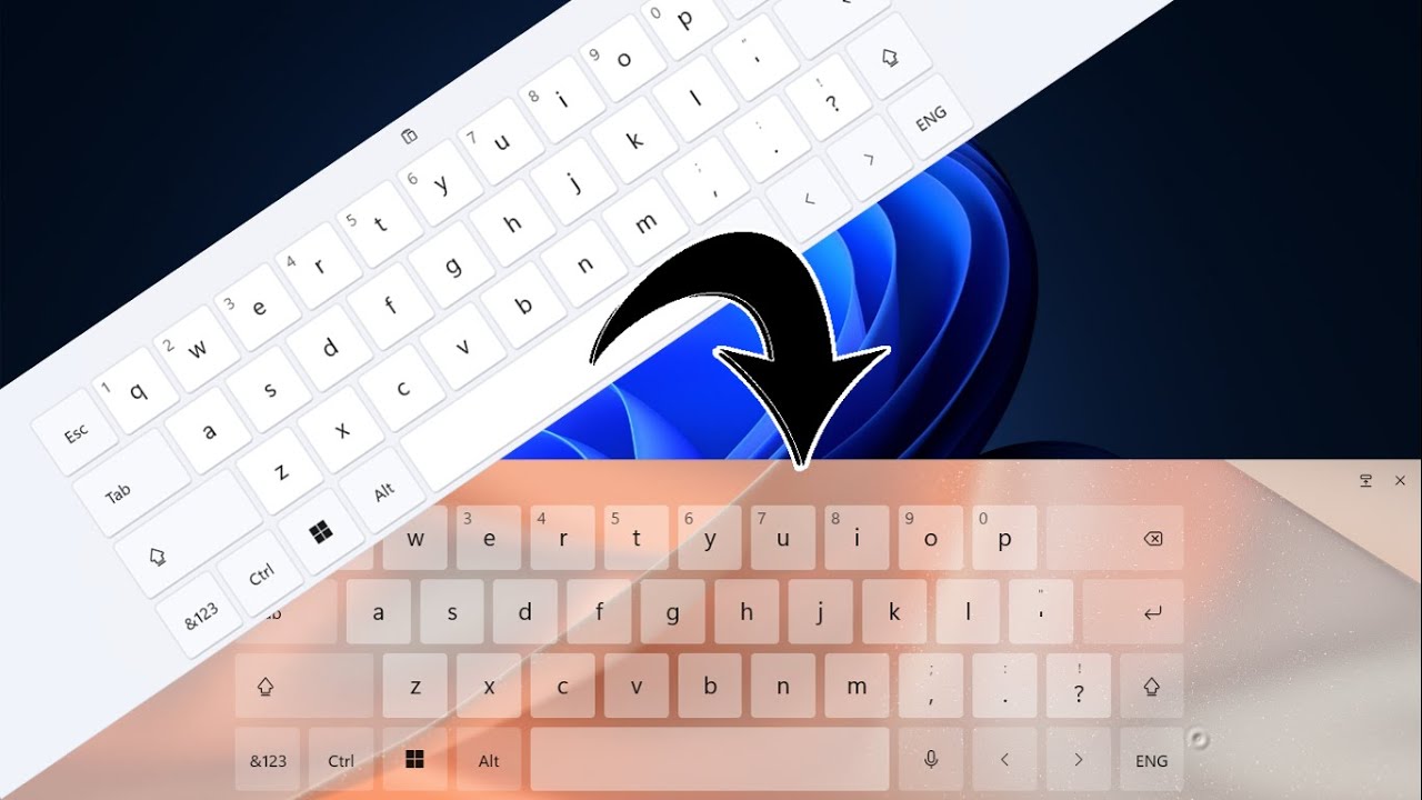 Change Touch Keyboard Theme in Windows 11 - YouTube