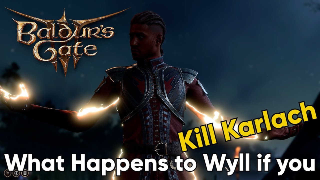 Baldur's Gate 3 What will Happen to Wyll if you kill Karlach - YouTube
