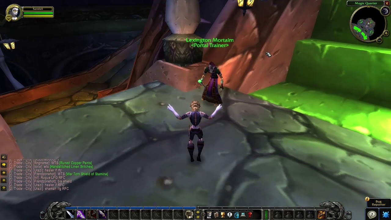 Undercity Portal Trainer location - WoW Classic - YouTube