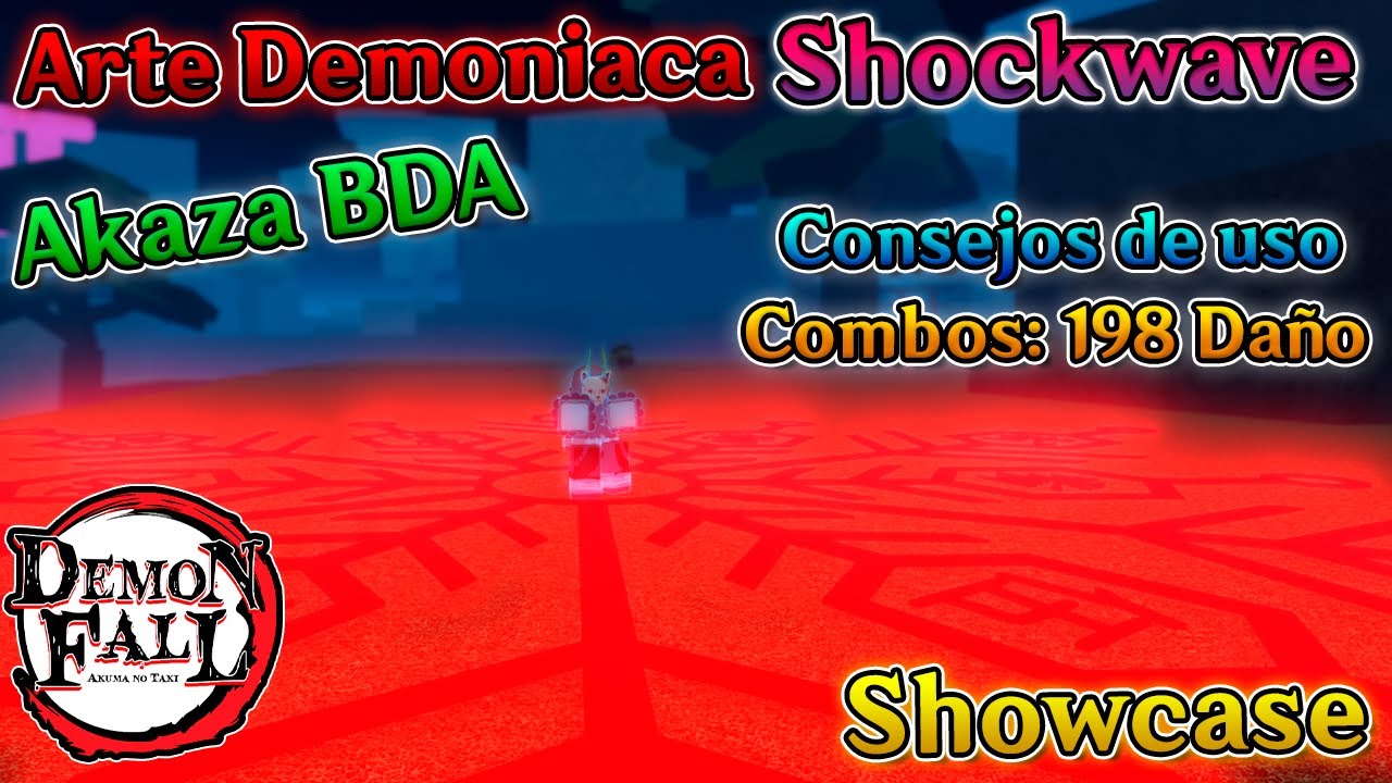 Demon Fall Showcase Shockwave Akaza Roblox - YouTube