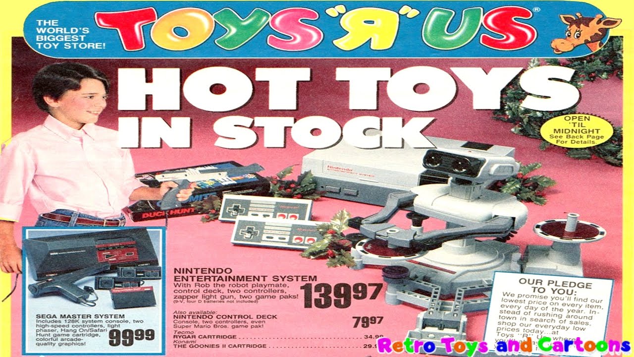 Toys R Us Nintendo Entertainment System NES Commercial Retro Toys and ...