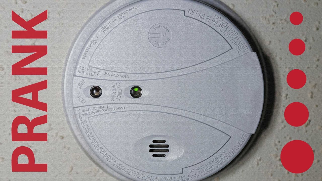 Funny Fire Alarm Prank - YouTube