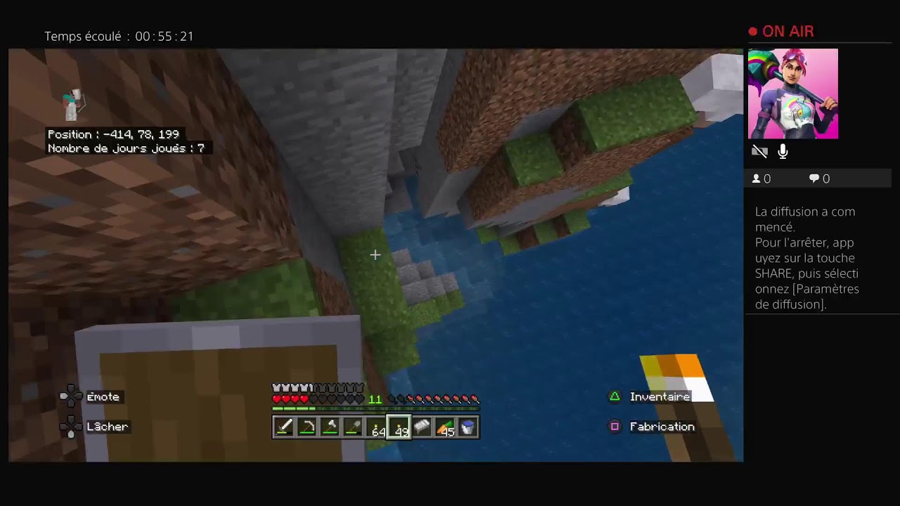Live minecraft moddé mais sans mods épisode 2 - YouTube