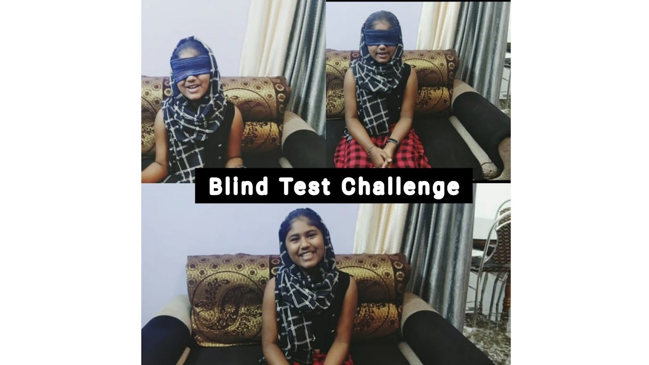 Blind Test Challenge | Blindfold Challenges | Sanha's World - YouTube