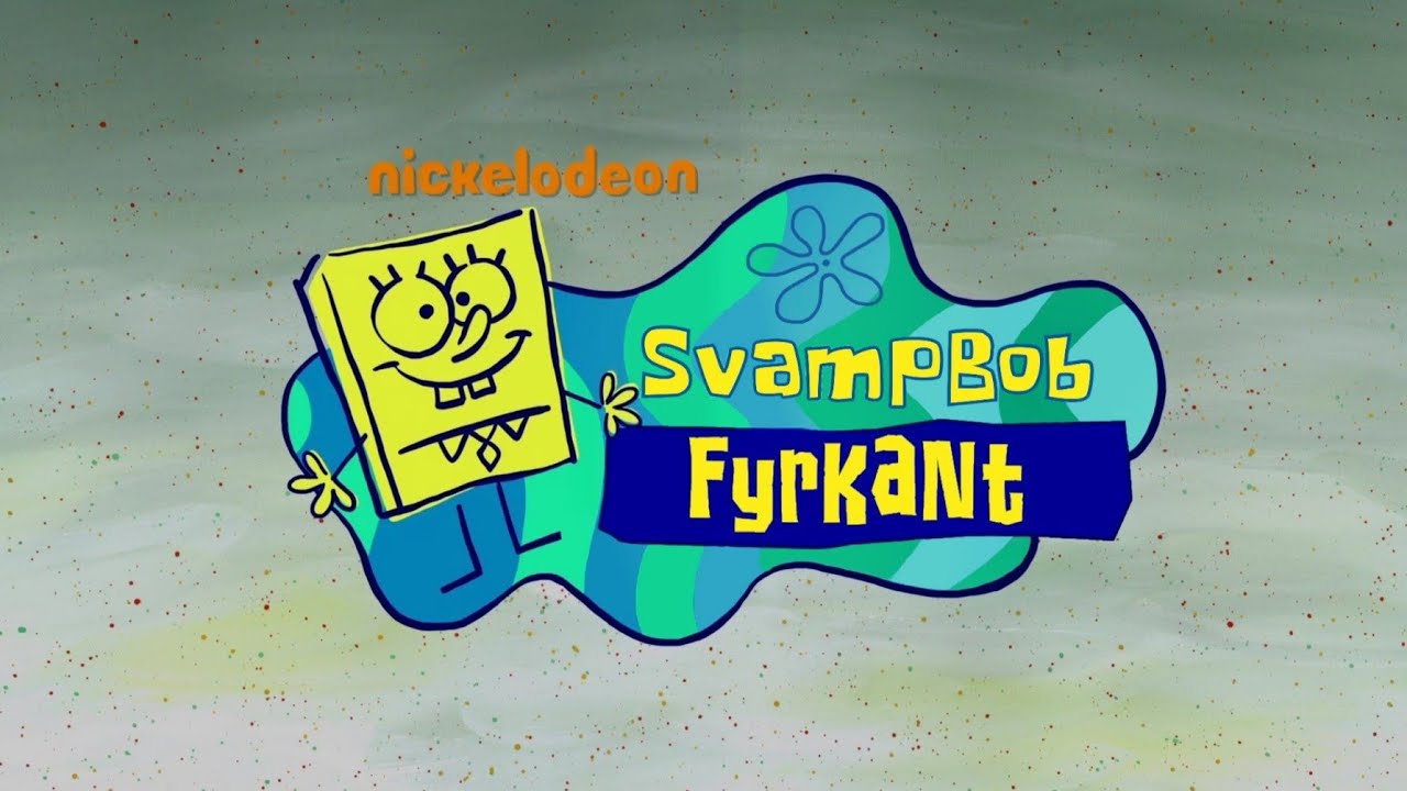 Svampbob Fyrkant intro med hemmagjord svensk bildversion - YouTube