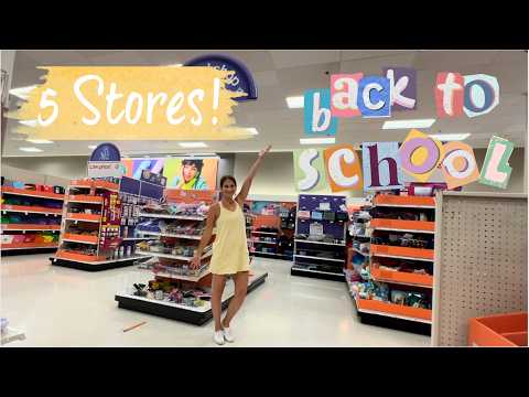 🍎 BACK TO SCHOOL SHOP WITH ME 2026 | Target, TJ Maxx, HomeGoods, Marshalls & 5 Below NEW Finds!