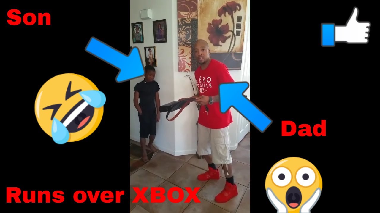 Dad breaks sons XBOX - YouTube