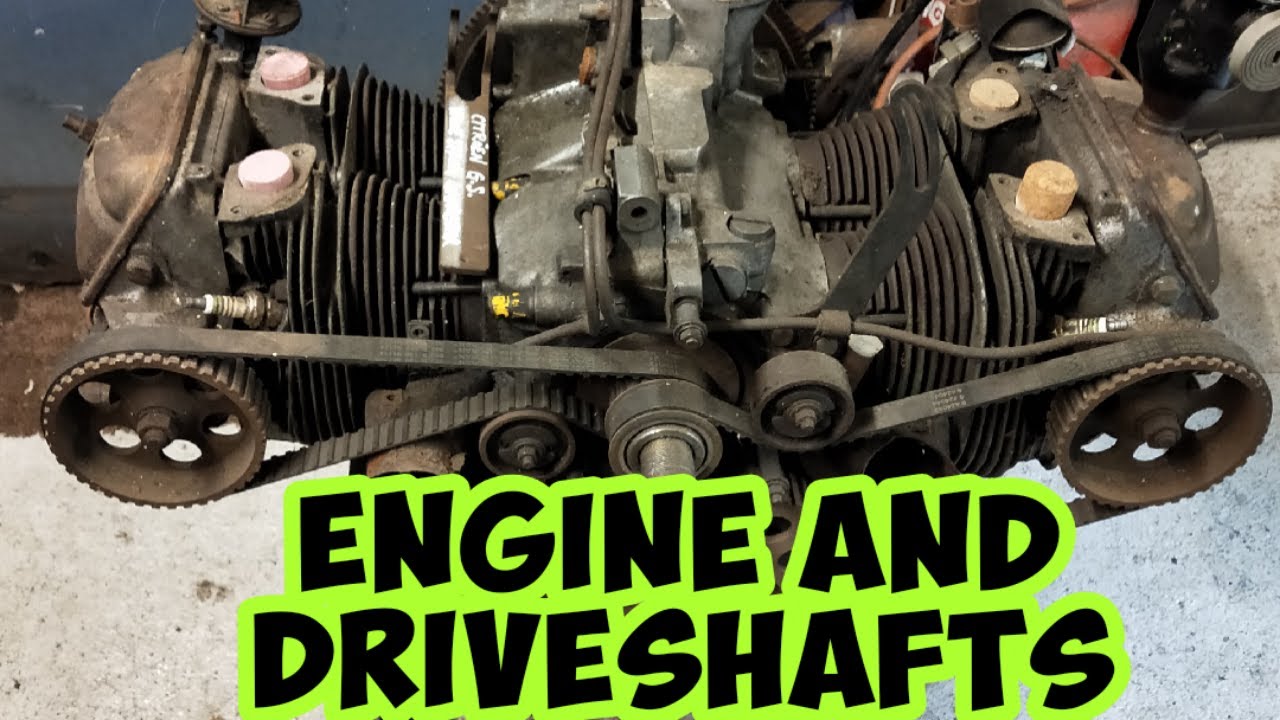 Citroen GSx2 restoration pt 2 - driveshafts, engine - YouTube