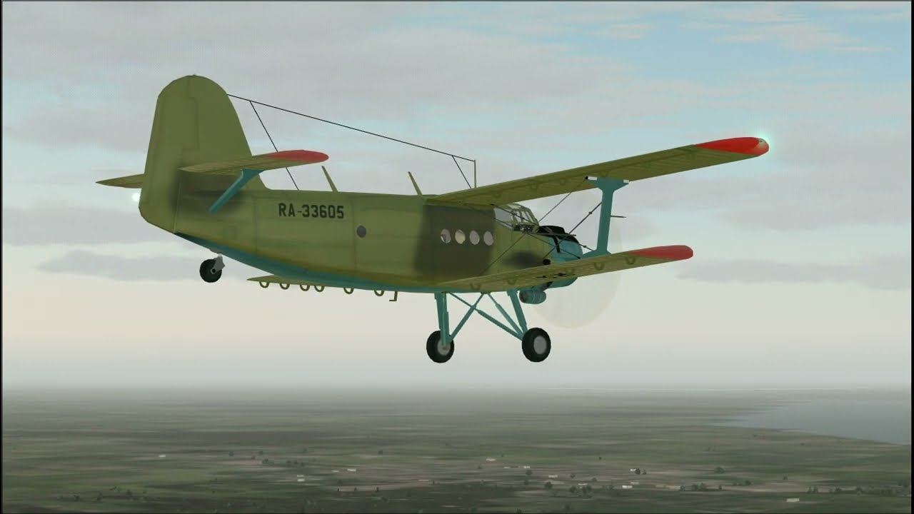 Antonov An-2 "Colt" in FS2004 - YouTube