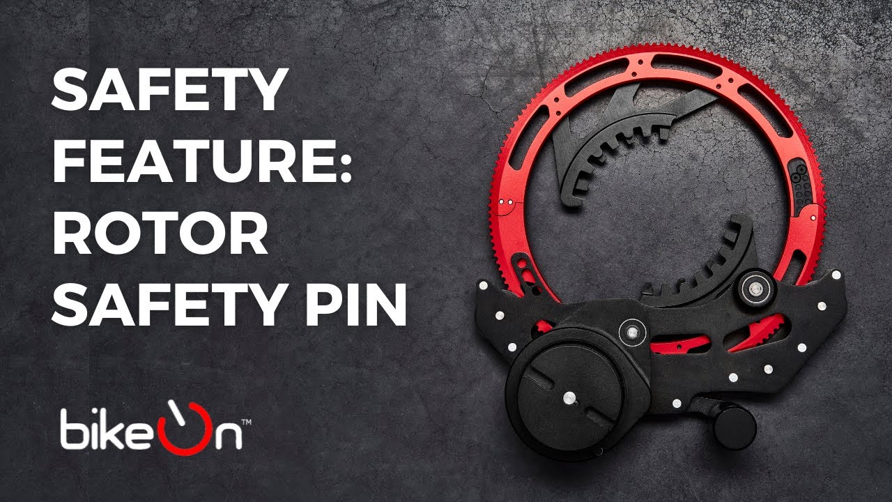 BikeOn Additional Safety Feature: Rotor Safety Pin - YouTube