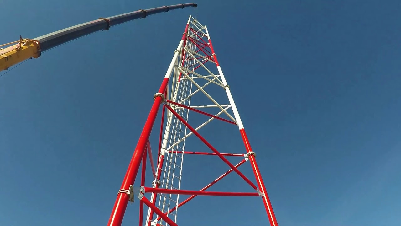 Building and Working On The Towers - YouTube