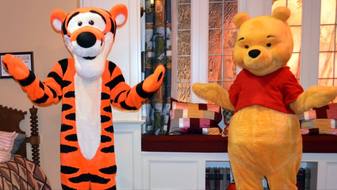 Winnie the Pooh and Tigger in Christopher Robin's Room at United ...