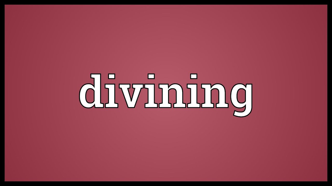Divining Meaning - YouTube