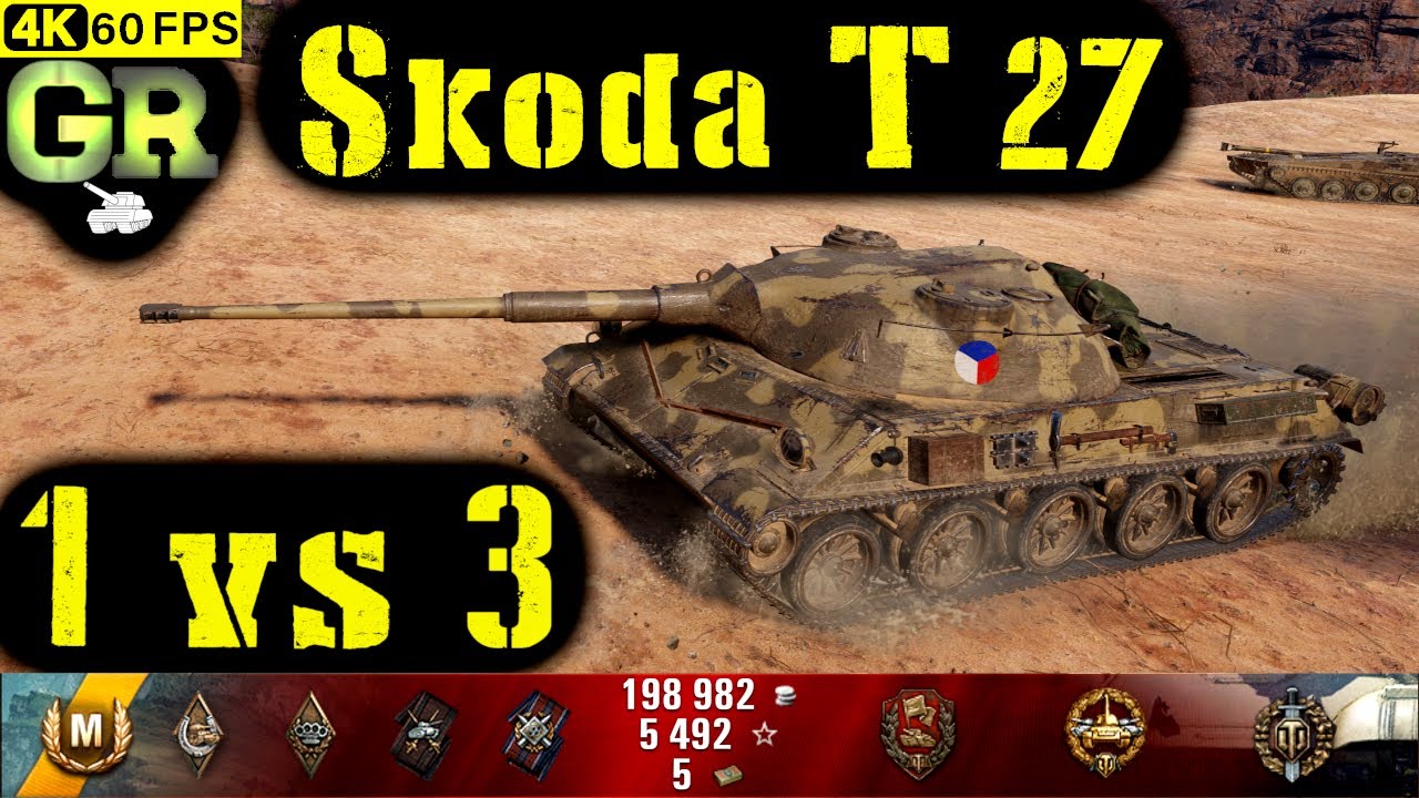 World of Tanks Škoda T 27 Replay - 6 Kills 5.6K DMG(Patch 1.7.0) - YouTube