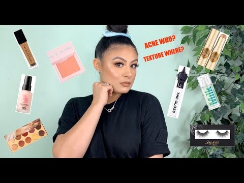 SOFT GLAM ON ACNE PRONE SKIN | Jasmine Alvarez - YouTube