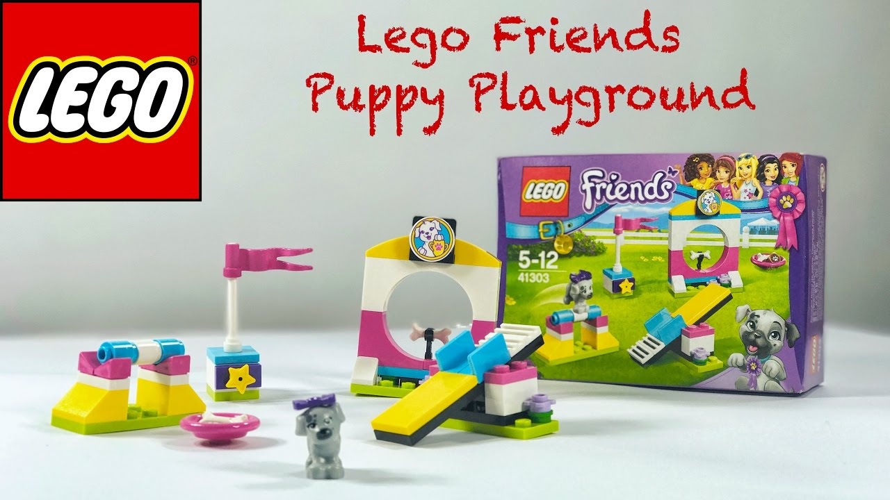 Lego Friends 41303 Puppy Playground Build - YouTube