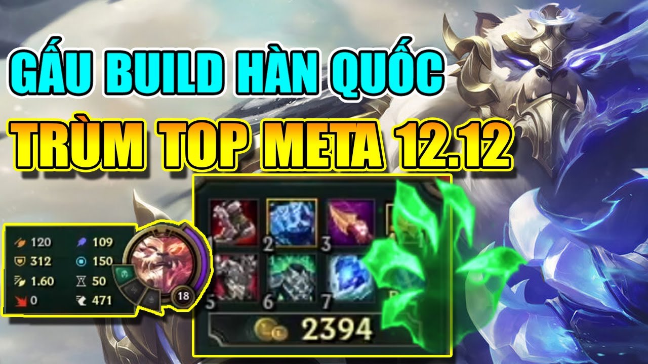 LỐI CHƠI DỊ VOLIBEAR FULL TANK + QUYỀN NĂNG TÀN PHÁ TOP META 12.12 ...